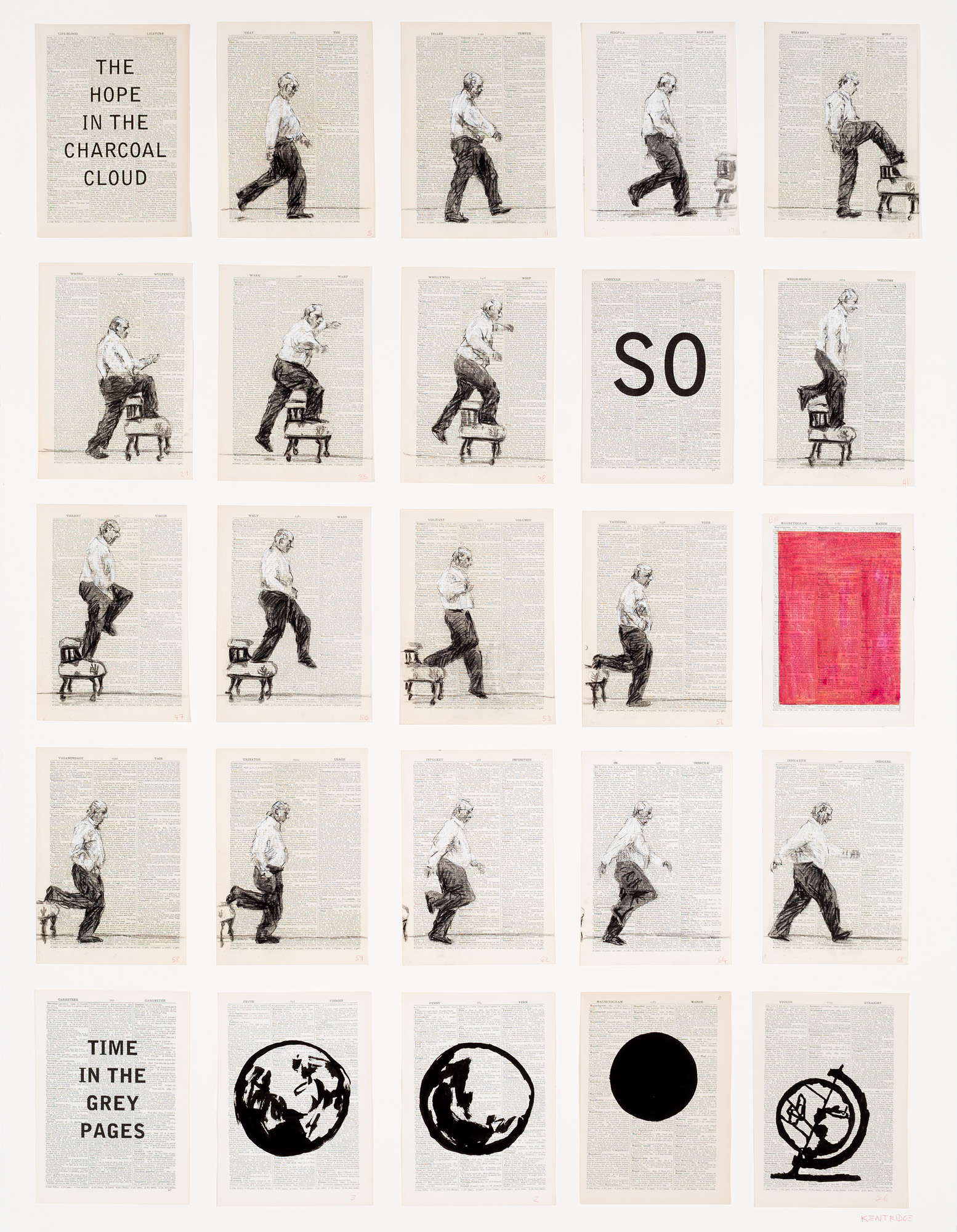 William Kentridge Man Walking